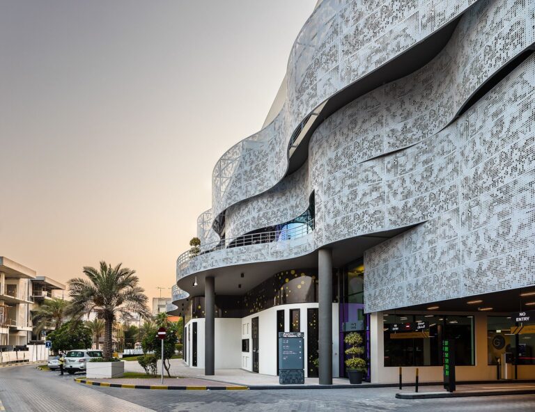 Multi Storey Car Parking Building in Adliya | HCP Architects
